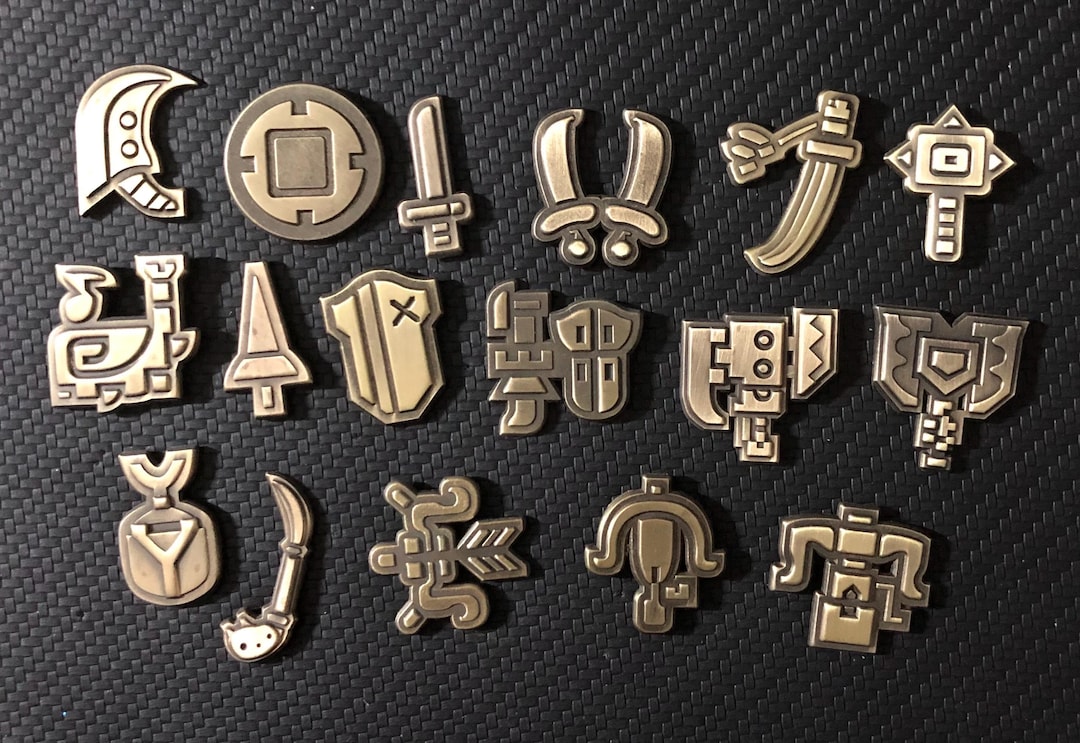 MH Weapon Class Symbols - Monster Hunter Inspired Enamel Pins and ...