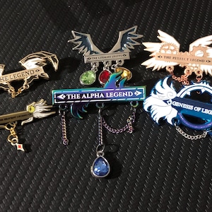 FFXIV Ultimate Raid Titles - FF14 Inspired Enamel Pins - Etsy