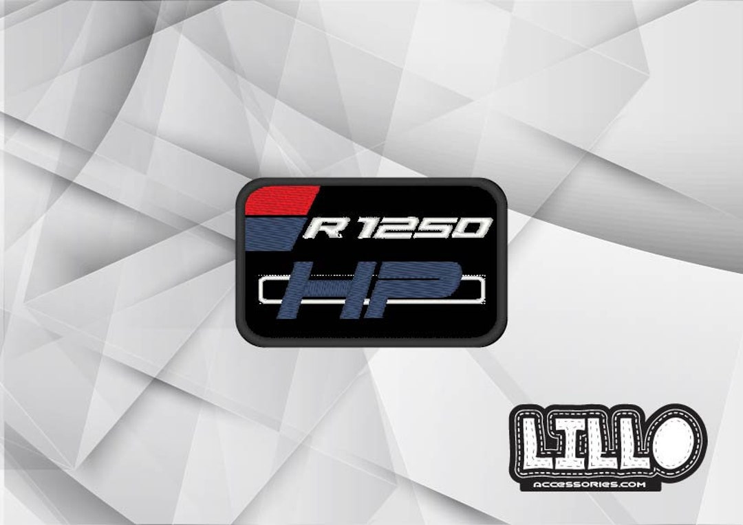 2 Patch Patches Bmw R1250 Gs Hp Embroidered Thermoadhesive Embroidery ...