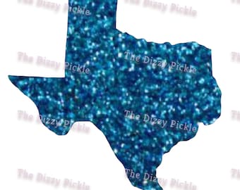 Sublimation Texas State Outline Glitter Design PNG | Etsy