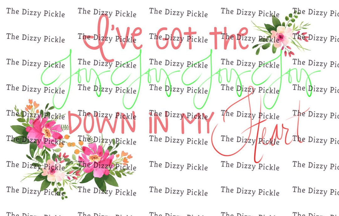 I've Got the Joy Joy Joy Joy Handwritten PNG Sublimation Design File ...