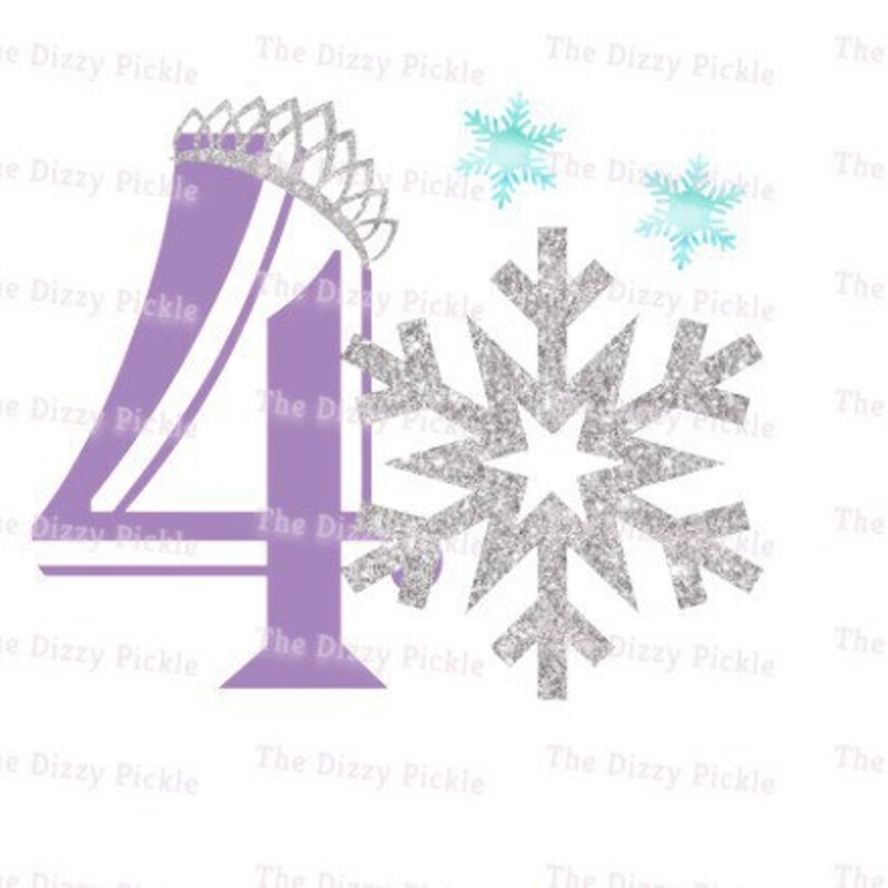 Frozen 4th Birthday - Etsy