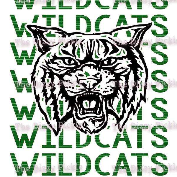 Wildcats Green Png - Etsy