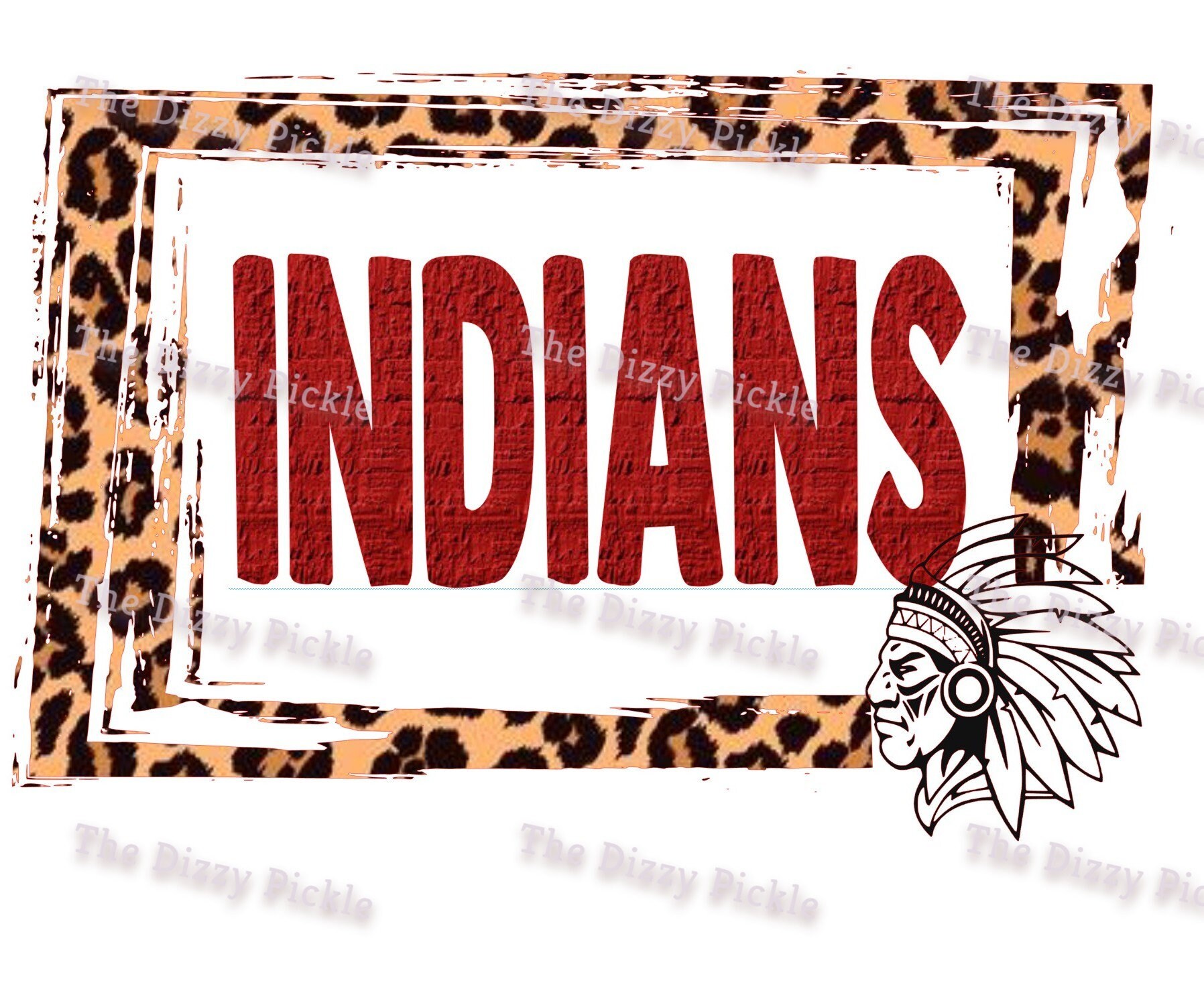 Indians Cheer PNG Sublimation Printable Instant Download Paper Stickers ...