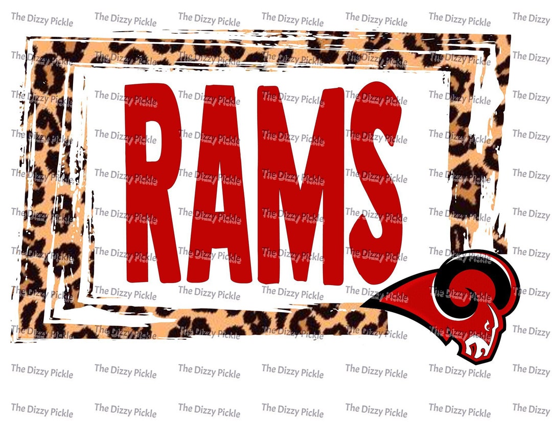 Sublimation Leopard Print Border Rams Design PNG - Etsy