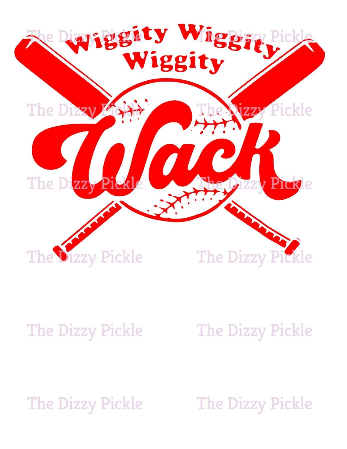 Baseball Whack Wiggity Wiggity Wack File Sublimation Design - Etsy