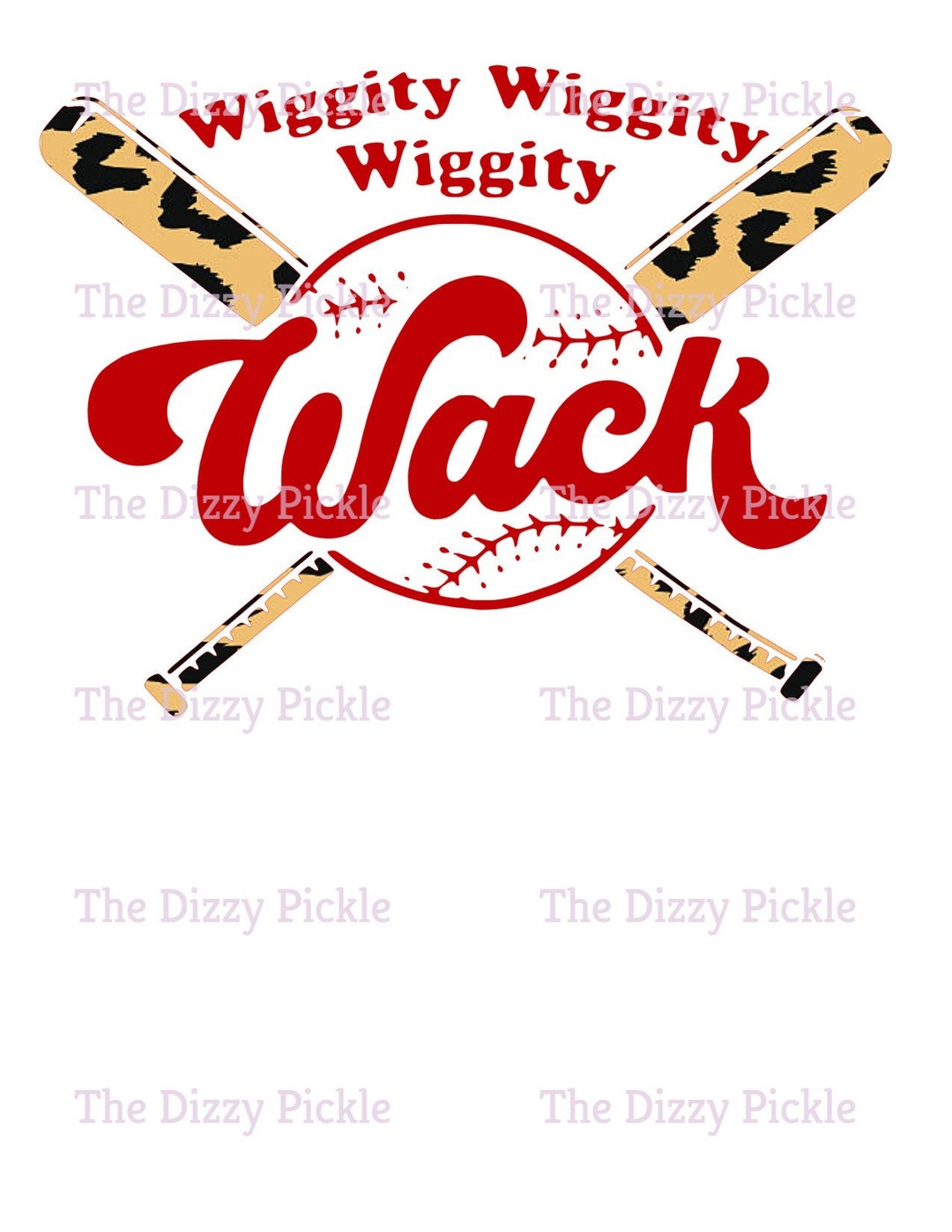 Baseball Whack Wiggity Wiggity Wack File Sublimation Design - Etsy