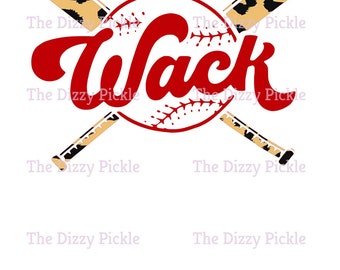Baseball Whack Wiggity Wiggity Wack File Sublimation Design | Etsy