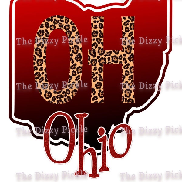 Ohio State Buckeyes Leopard Sublimation - Etsy