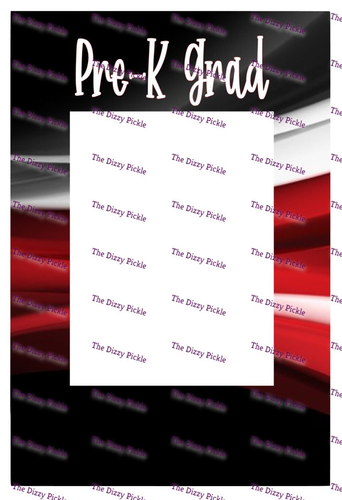 Pre-k Graduation Flag Sublimation Design Garden Flag | Etsy