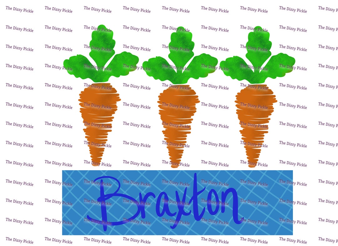 Boys Easter Carrot Personalized Name Sublimation Design Boys Easter ...