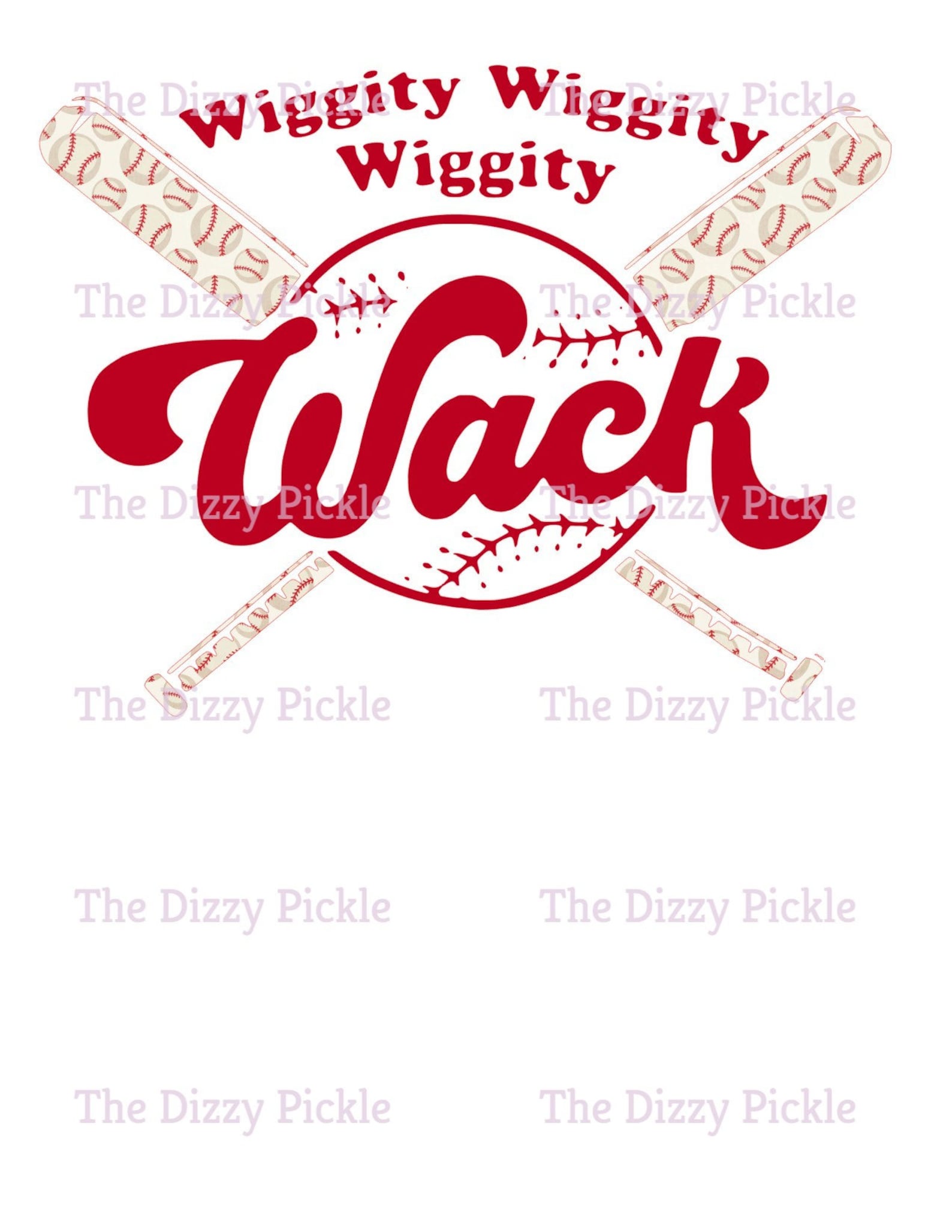 Baseball Whack Wiggity Wiggity Wack File Sublimation Design - Etsy
