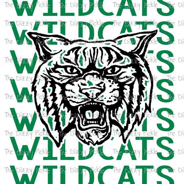 Wildcats Green Png - Etsy