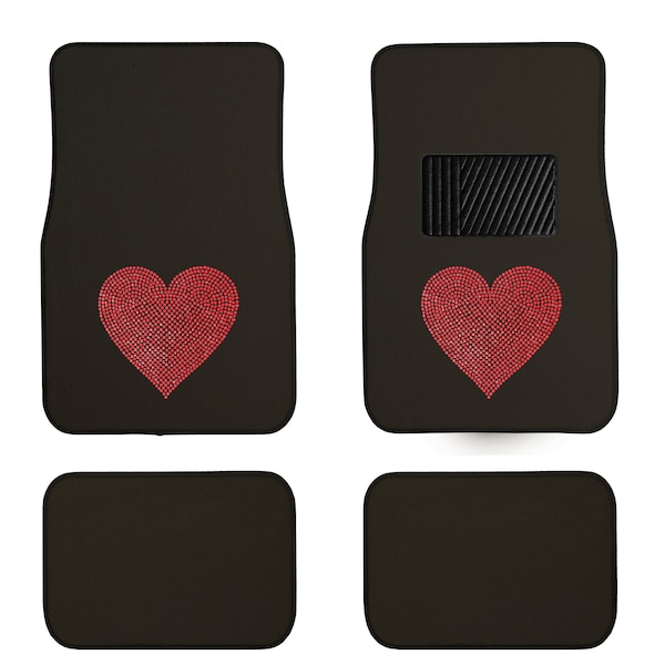 Red Crystal Heart - Etsy