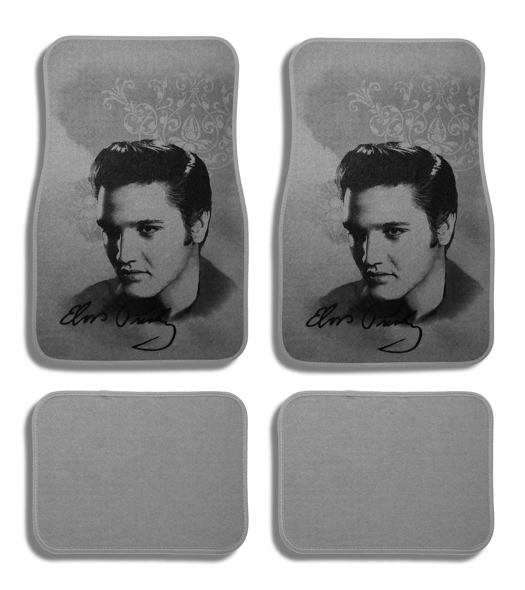 Elvis Presley Beautiful Elegant Print Universal Fit Front/rear 4-piece ...