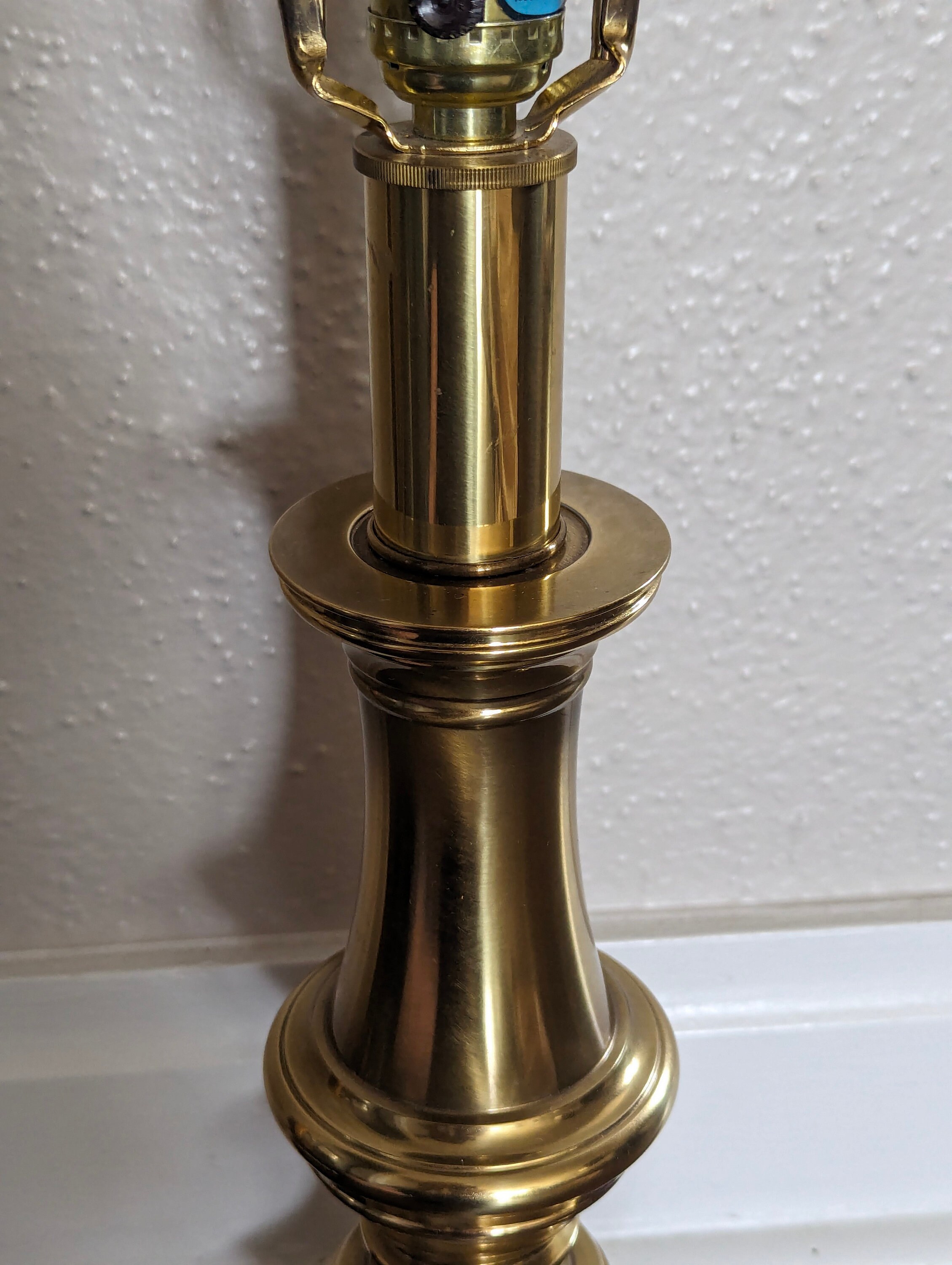 Vintage Stiffel Brass Table Lamp 25.5 Tall Socket Switch - Etsy