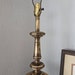 Stiffel Table Lamp Brass Heavy Mid Century 36" Tall Switch on Socket - Etsy