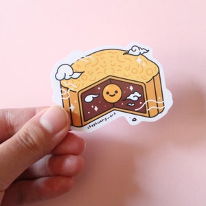 Mooncake Sticker Mid Autumn Festival Gift Chinese AAPI Food - Etsy