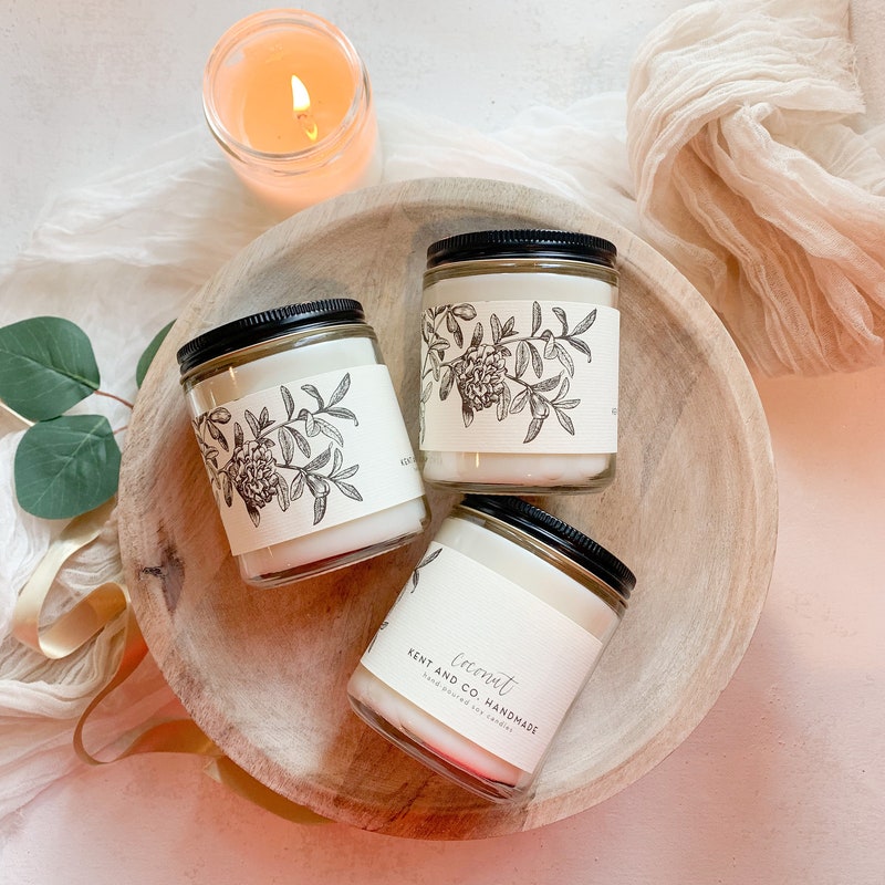 Coconut Candle - Etsy