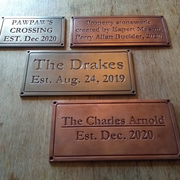 Custom Plaques - Etsy