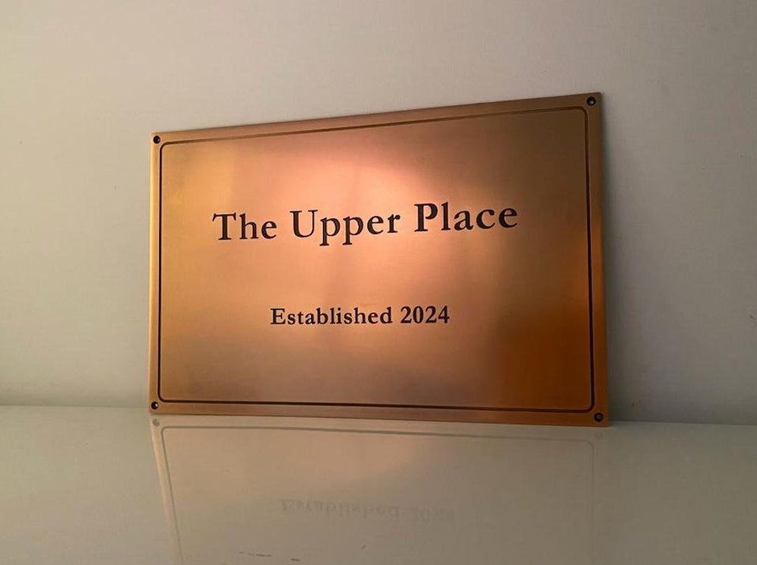 Engraved Copper Plaques - Solid Copper - Name Plates - Custom House ...