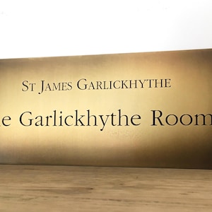 Antiqued Brass Plaques - Solid Brass - Name Plates - Personalized House ...