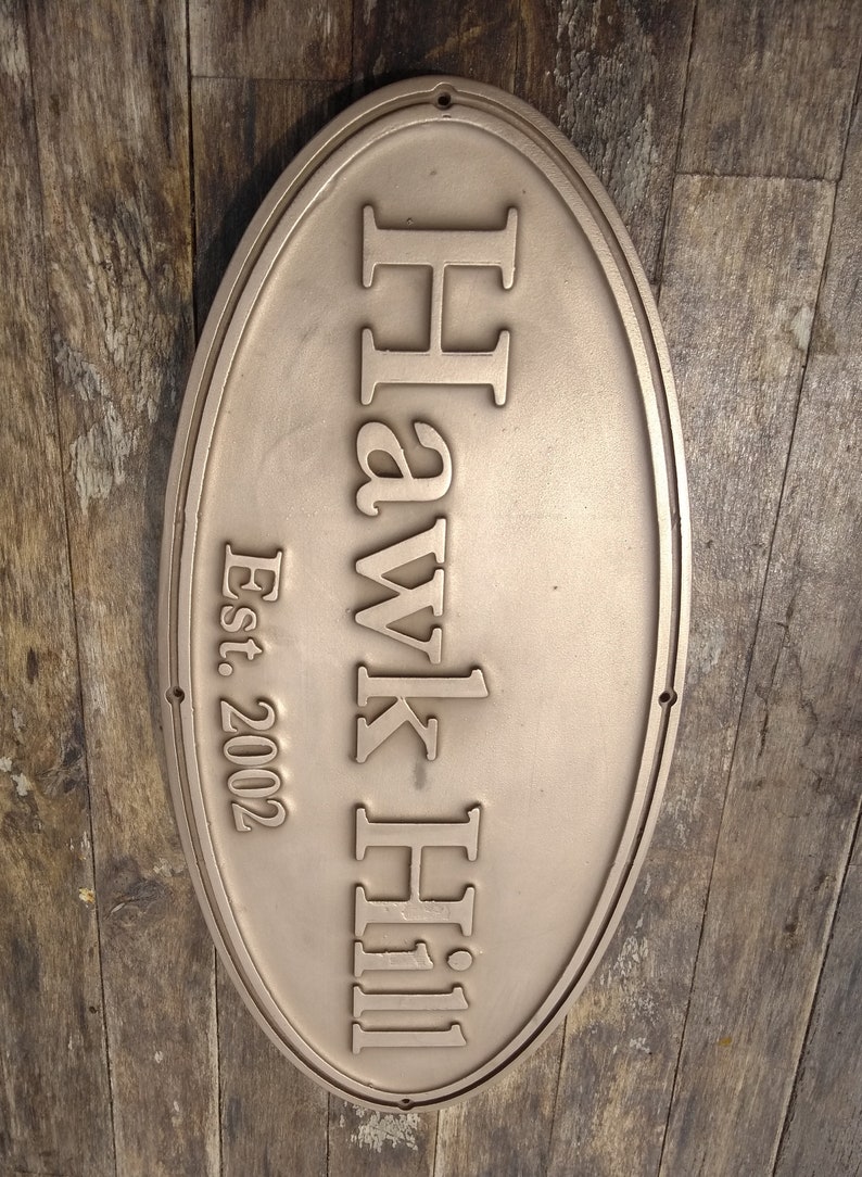 Custom Bronze Address Signs / House Numbers / Name Plaques | Etsy