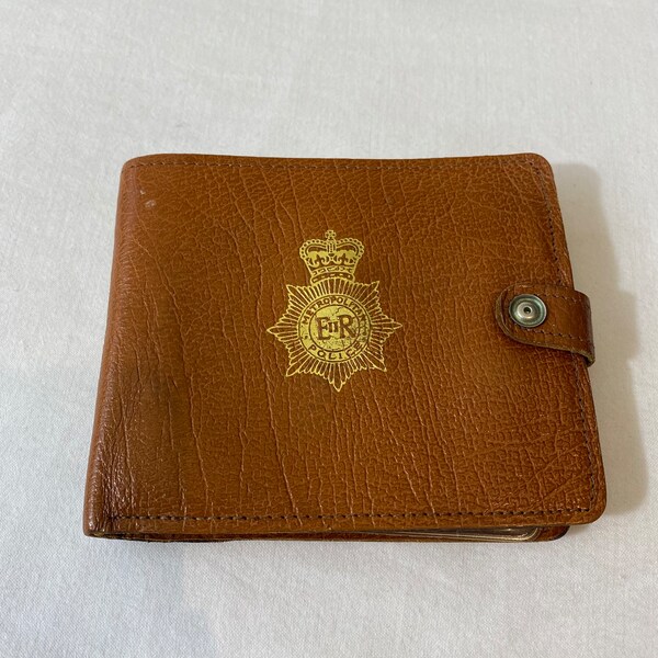 Leather Police Badge Wallet - Etsy