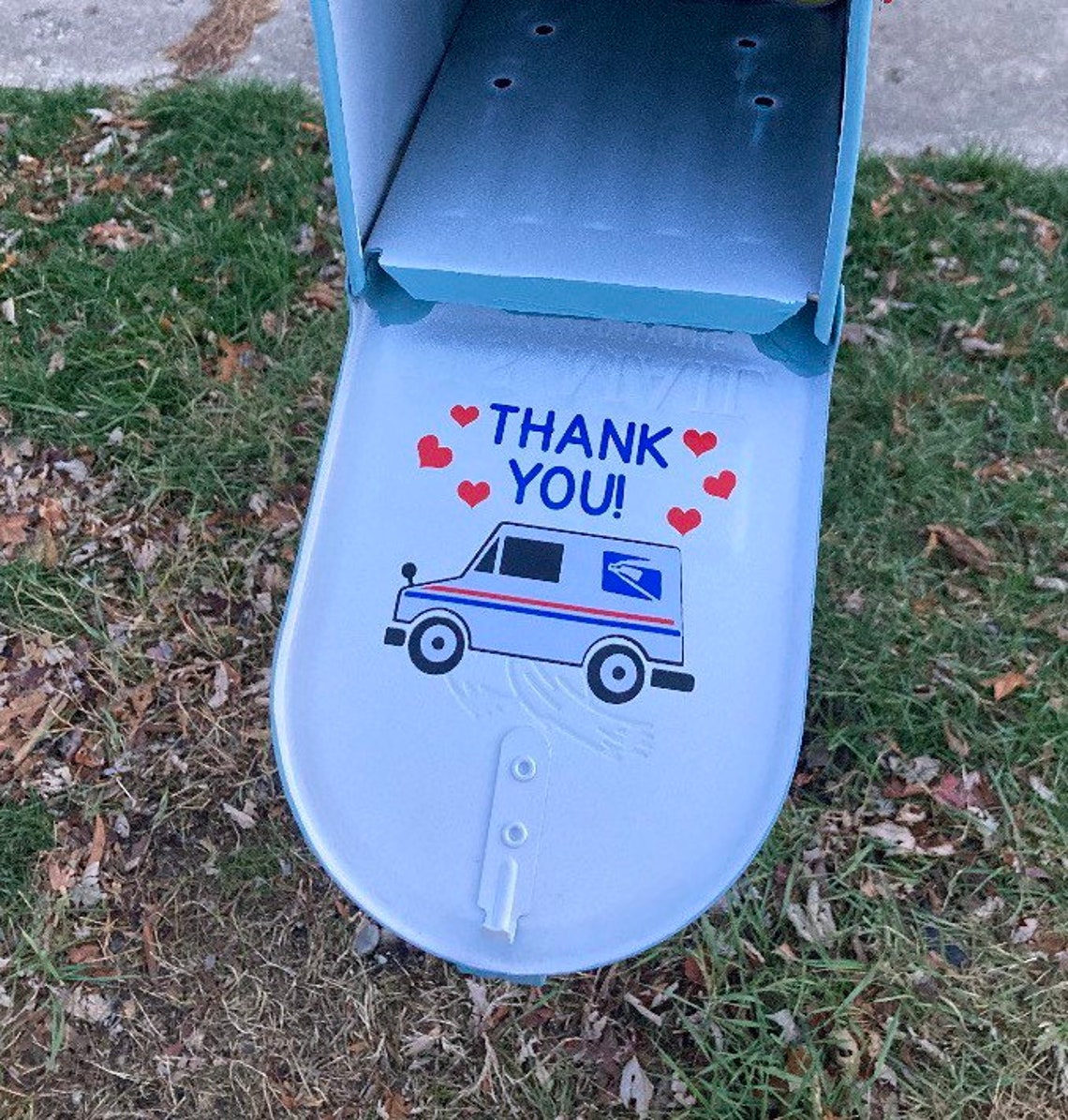 Mailbox Thank You Decal/mail Carrier/postal Worker | Etsy