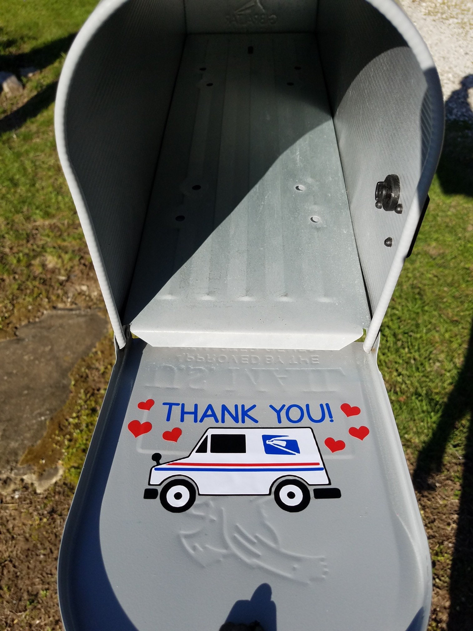 Mailbox Thank You Decal/Mail Carrier/Postal Worker/UPS Worker | Etsy