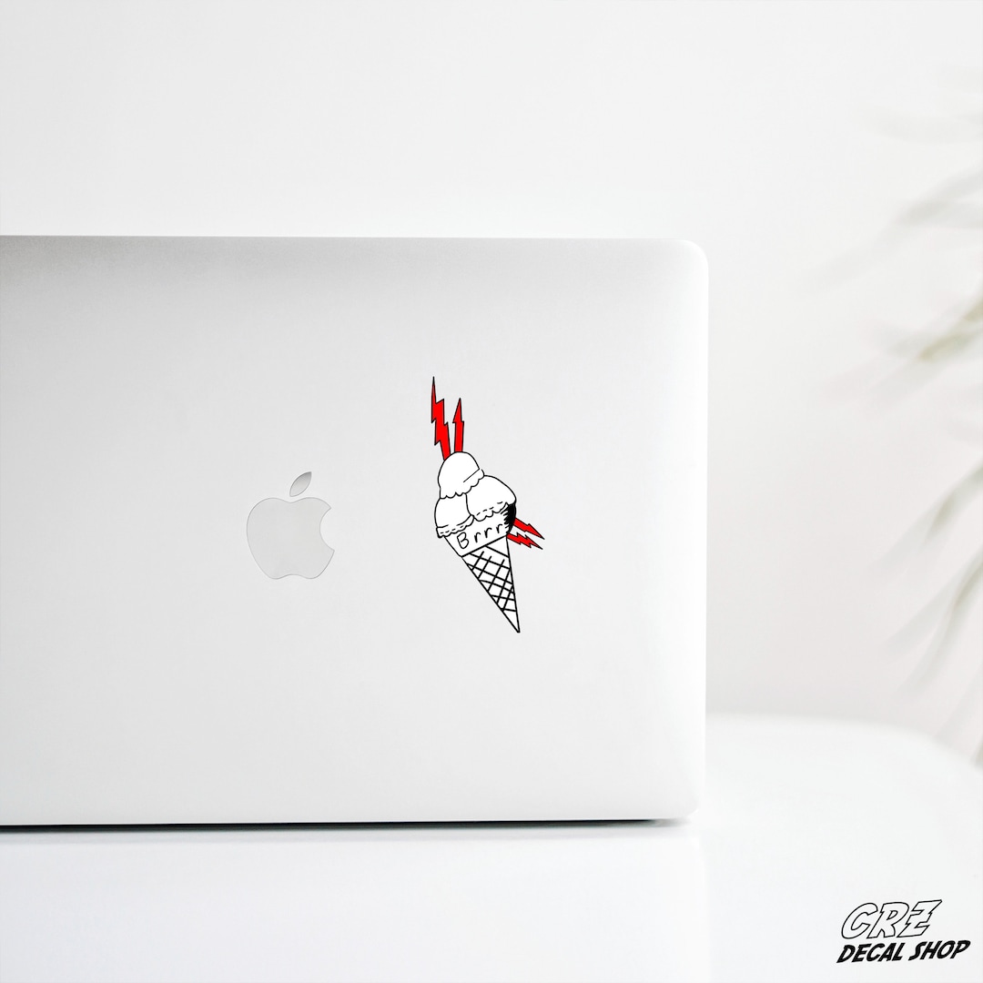 Brrr Gucci Mane Ice Cream Waterproof Vinyl Decal - Etsy