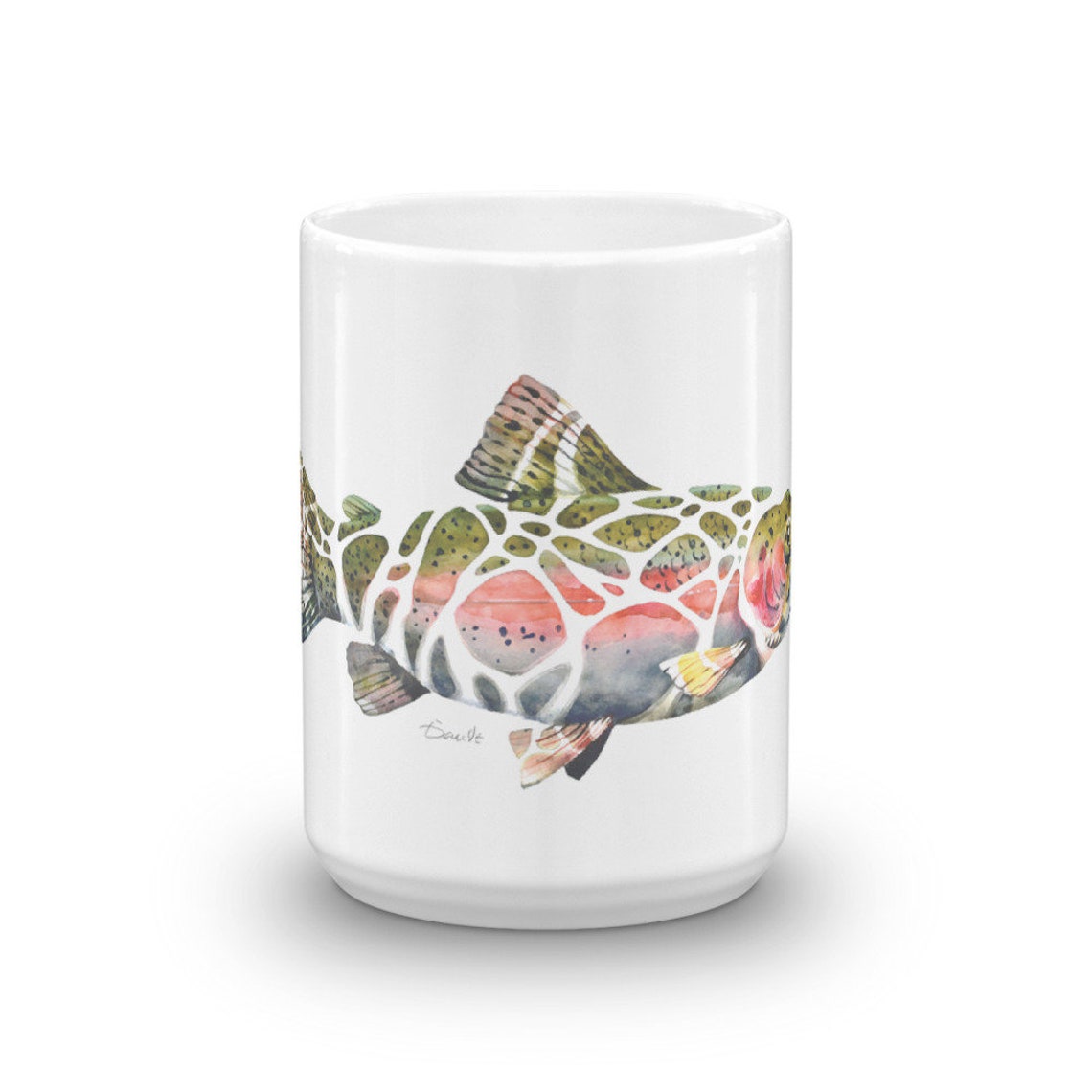 Rainbow Trout Mug, Trout Coffee Mug, Fish Coffee Mug, Fly Fishing Gifts ...