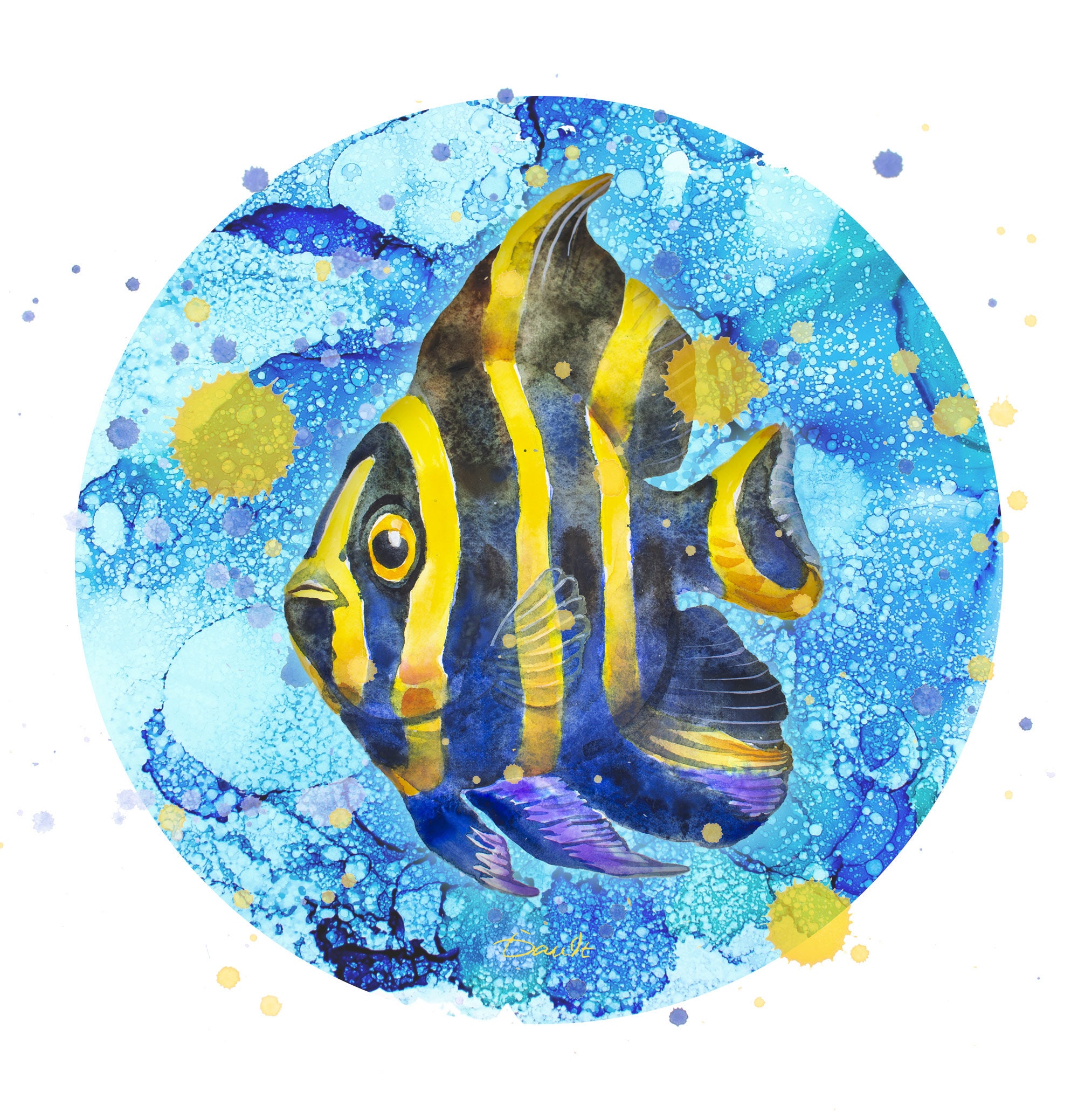 Tropical Fish Beach Bag angel Fish, Beach Theme Gifts, Vacation ...