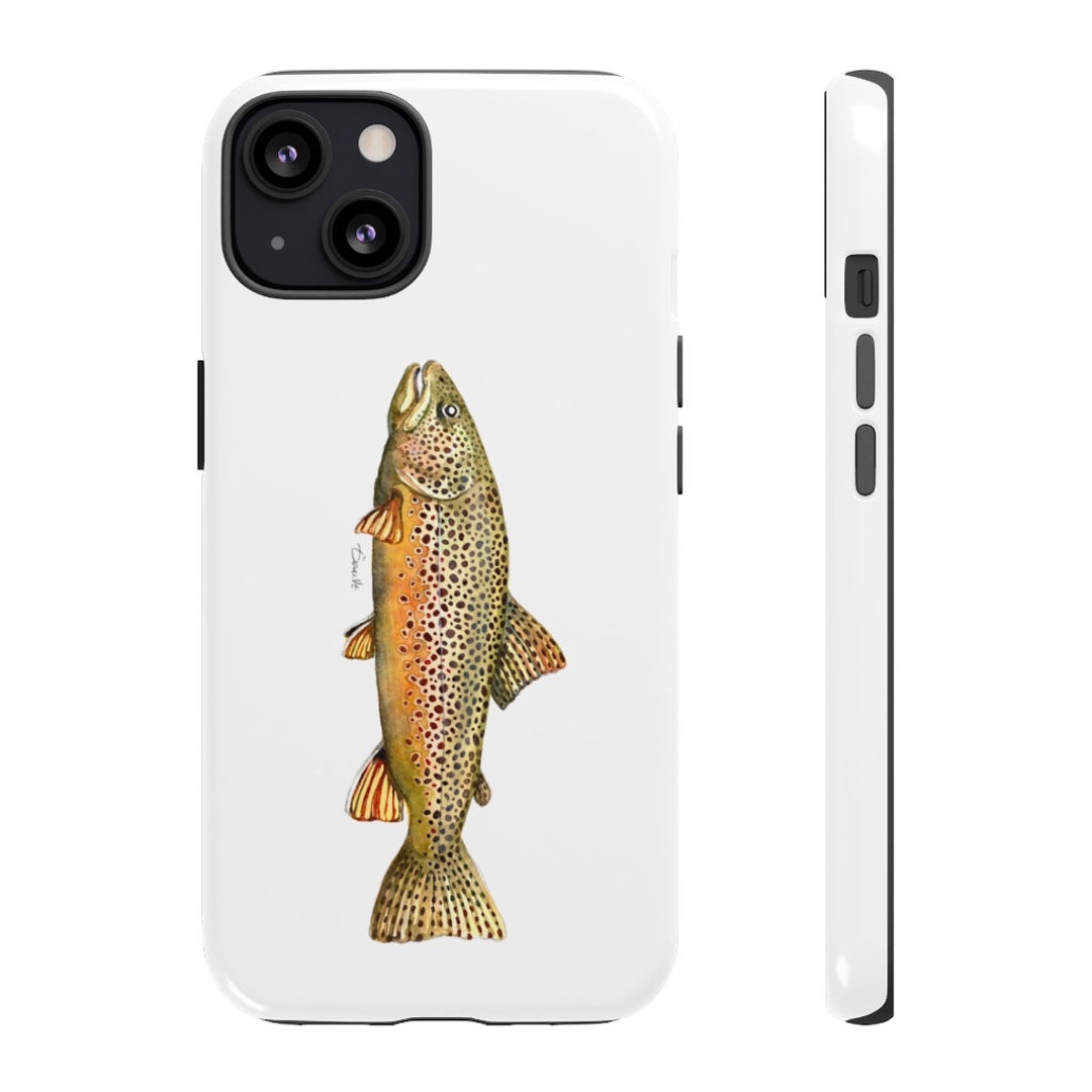 Brown Trout Tough Cases Fish iPhone Cases, Fish Samsung Cases, Fish ...
