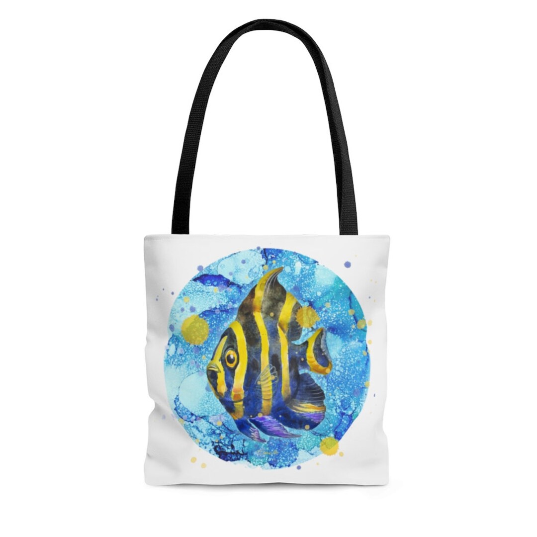 Tropical Fish Beach Bag (angel Fish), Beach Theme Gifts, Vacation ...