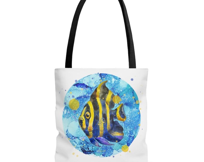 Tropical Fish Beach Bag (angel Fish), Beach Theme Gifts, Vacation ...