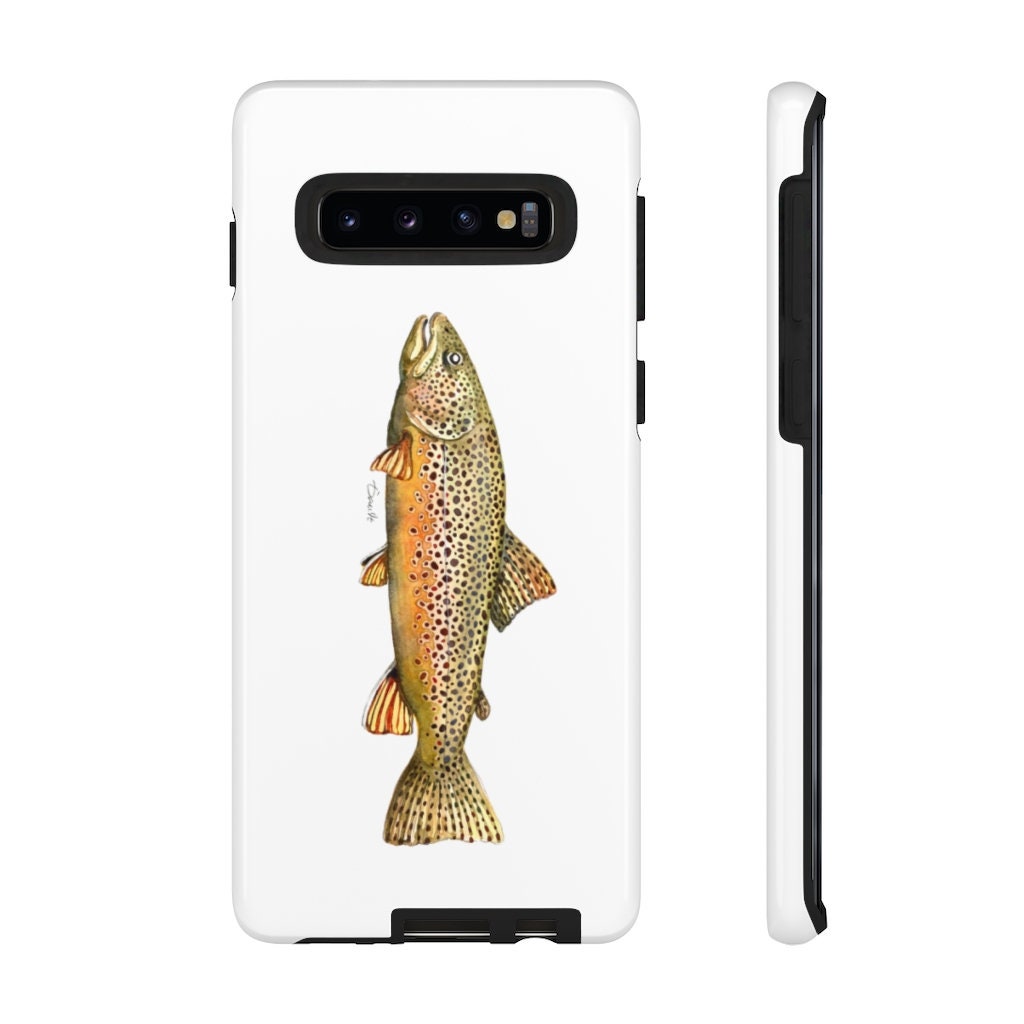Brown Trout Tough Cases Fish iPhone Cases, Fish Samsung Cases, Fish ...