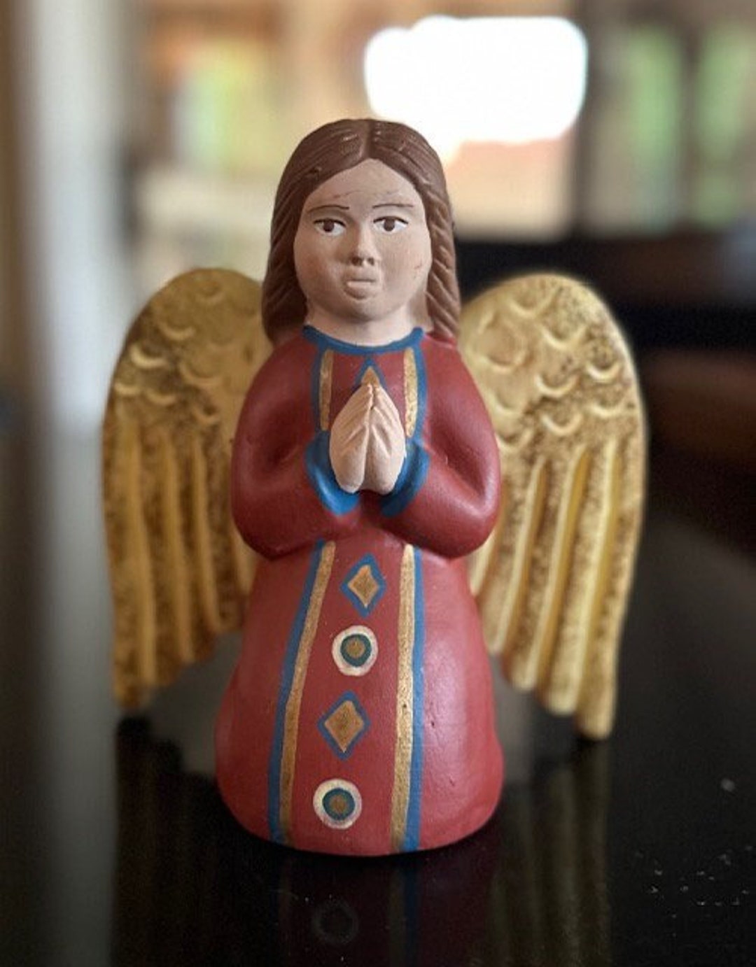 Peruvian Handcrafted Pottery Angel Candle Holder - Etsy