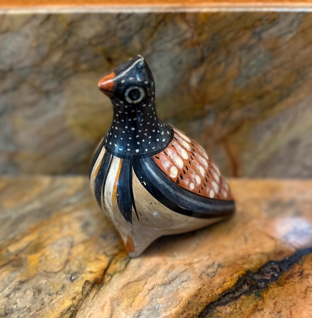 Mexican Tonala Pottery Bird - Etsy