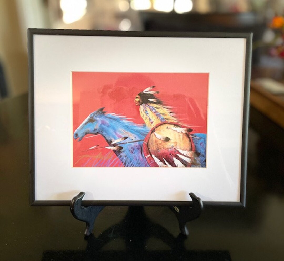 Jim Prindiville Framed and Matted Native American Print - Etsy