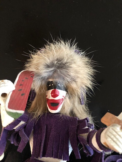Native American Folk Art Kachina Clown Koshari | Etsy