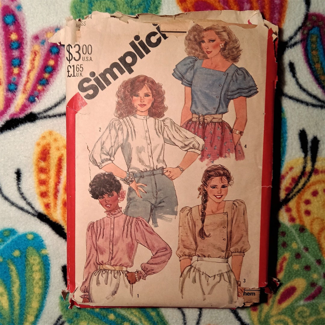 Vintage 1982 Simplicity Sewing Pattern 5599 Women's - Etsy