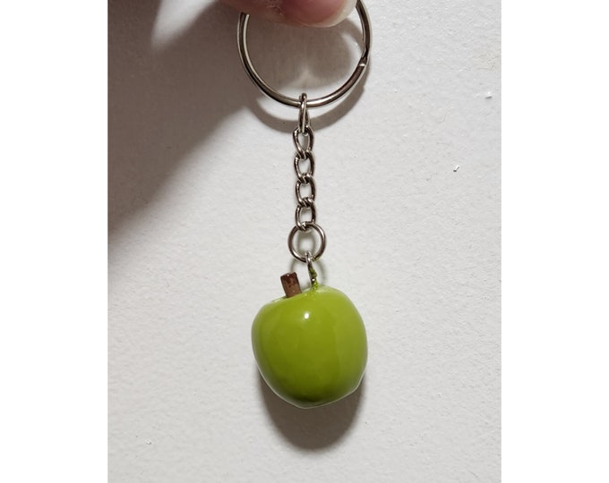 Mini Apple Keychains - Etsy