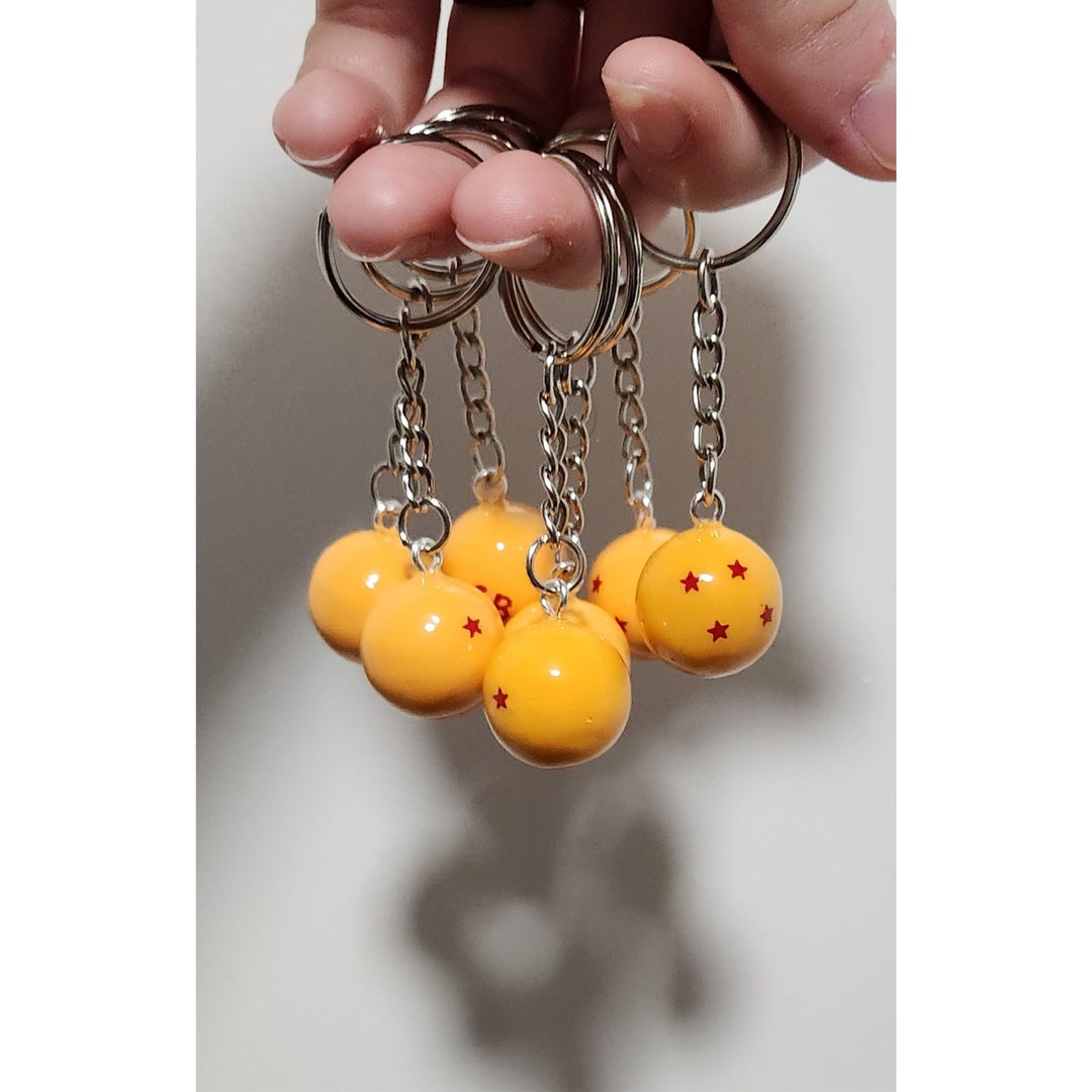 Dragon Ball Z - Mini Dragon Balls Keychains - Etsy