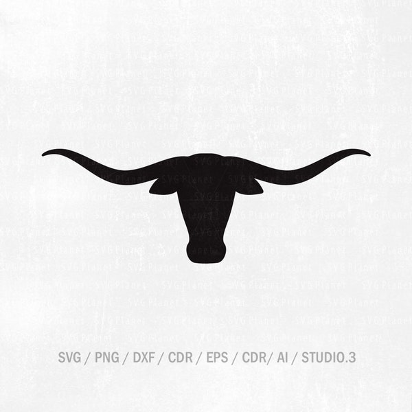 Longhorn Logo Svg - Etsy