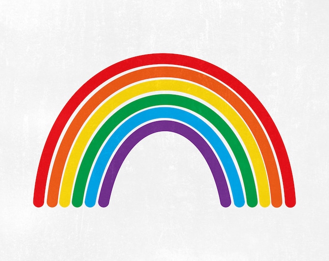 Rainbow Svg, Rainbow Clipart, Svg, Png, Jpg, Eps, Dxf, Studio.3 Cut ...