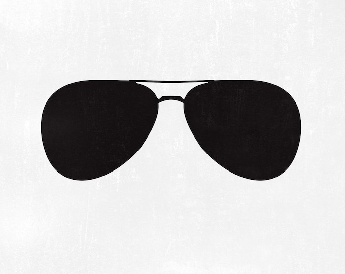 Aviator Sunglasses SVG Aviators SVG Sunglasses Silhouette Shape Png Cut ...