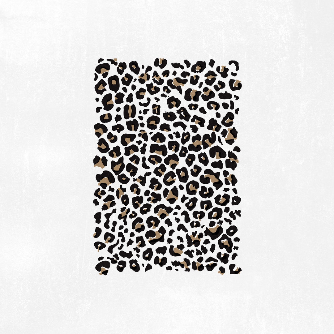 Leopard Pattern Svg, Leopard Background Svg, Leopard Digital Paper ...