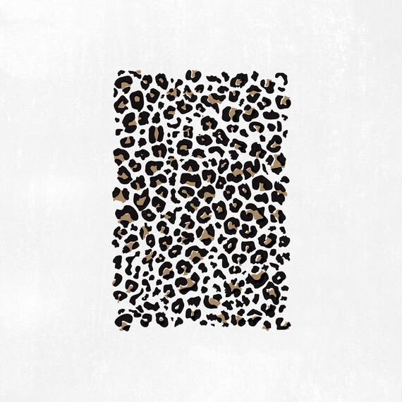 Leopard Pattern Svg Leopard Background Svg Leopard Digital | Etsy