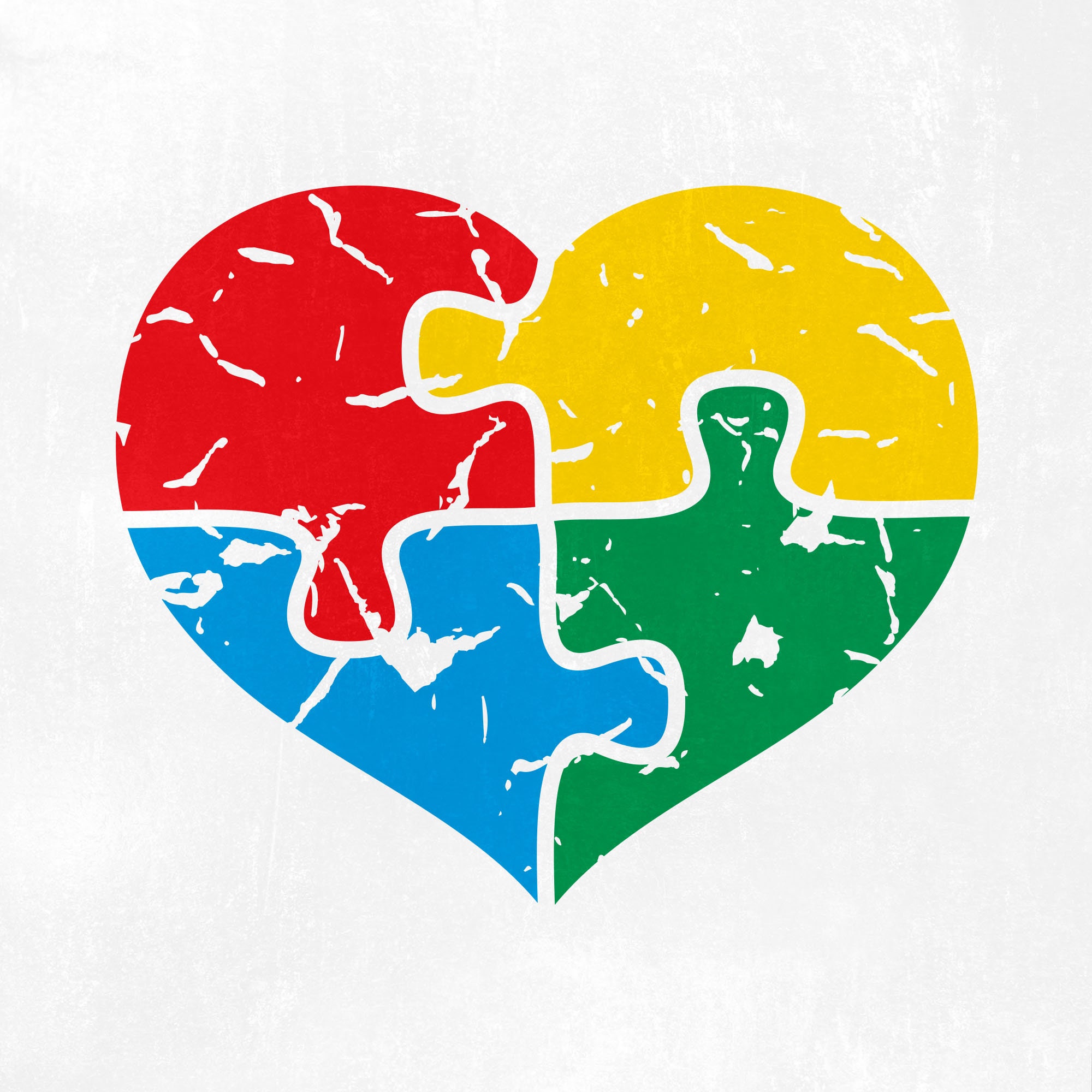 AutismO Corazón Puzzle AutismO Corazón angustiado Puzzle Svg - Etsy España